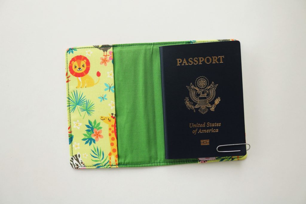 Jungle Animals Passport Holder for Kids - SparkleKavi.Com